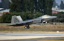 F-22 take-off at FIDAE 2016 HD photo - ASDS Media Bank